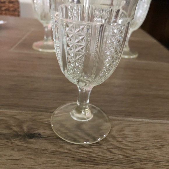 Dining | 4 Vintage Eapg 1883 Campbell Jones Company Goblet 83 ...